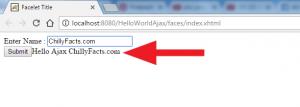 JSF 2.0 + Ajax hello world example in Netbeans IDE JSF Tutorial Part 2 - ChillyFacts