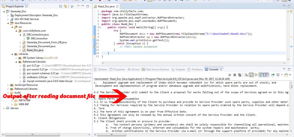 Create Document File Dynamically Using Java Chillyfacts